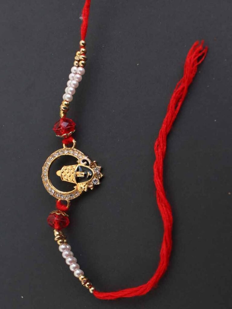 God Tirupati crystal Rakhi – Shilphaat.com